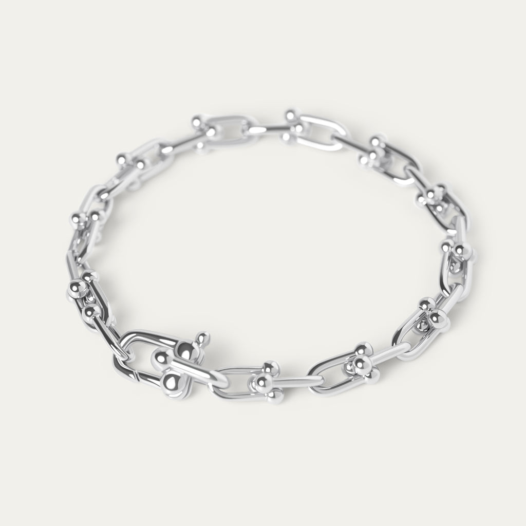Seek Shine Haru Tiny Bracelet (Silver Brass)