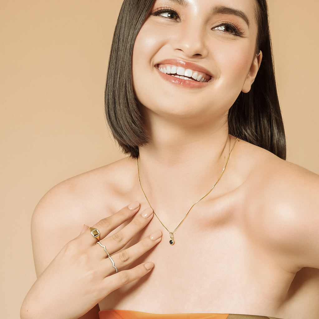 Seek Shine Nada For Her CZ Ring (925 Sterling Silver, Size 4)