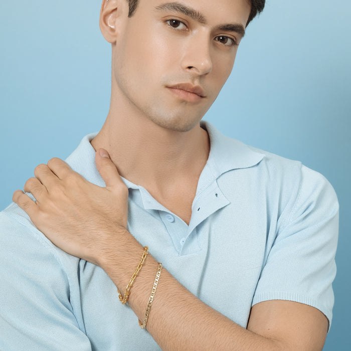 Seek Shine Alfio Tiny Bracelet (18K Gold Brass)