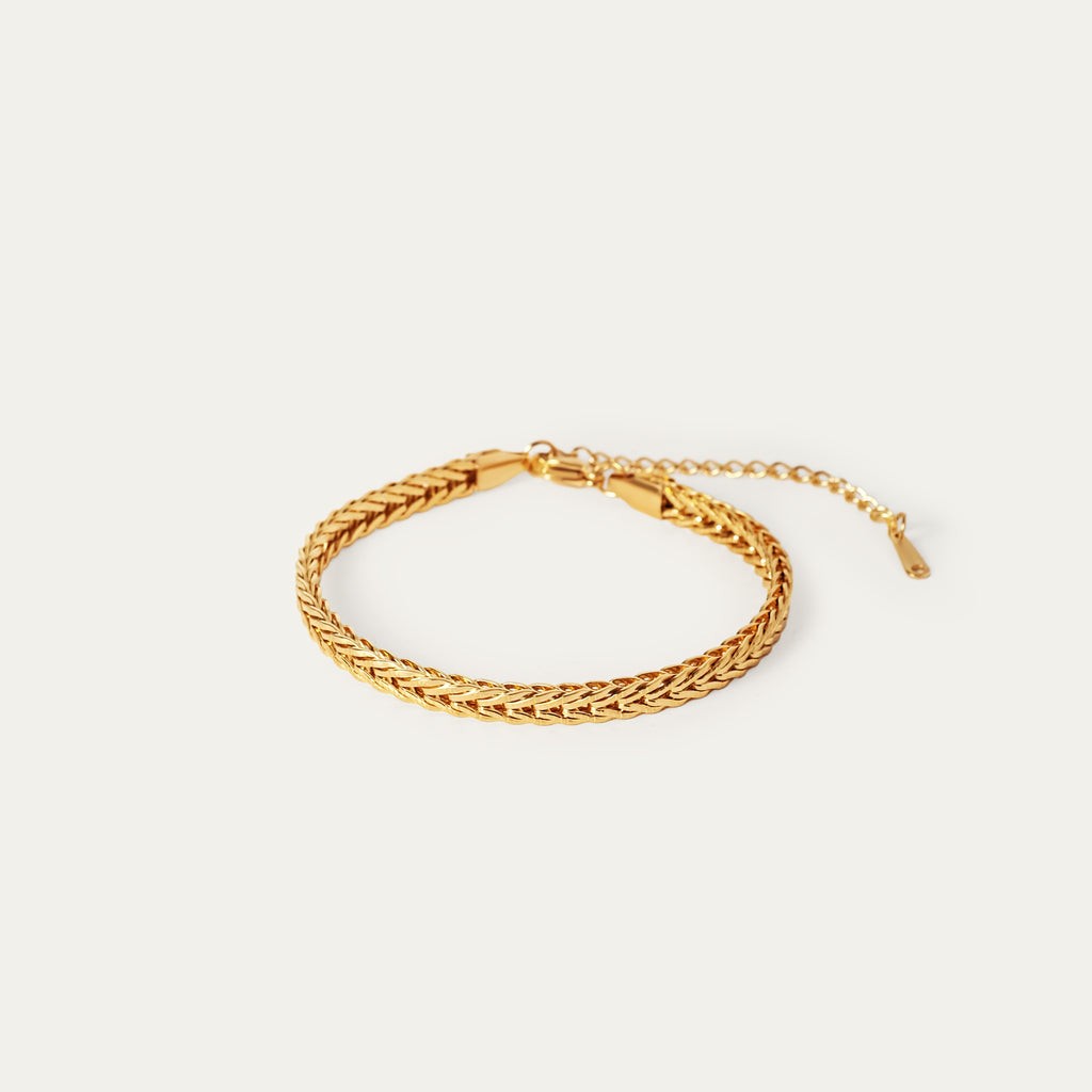 Seek Shine Foss Bracelet (18K Gold Stainless Steel)