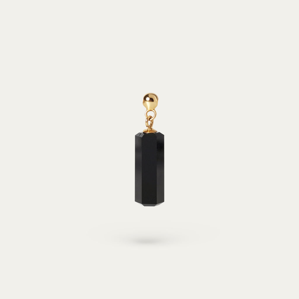 Seek Shine Gigi Onyx Charm (18K Gold Vermeil)