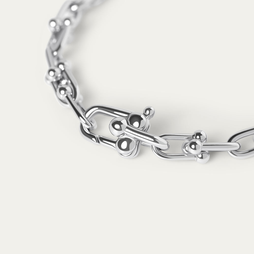 Seek Shine Haru Tiny Bracelet (Silver Brass)