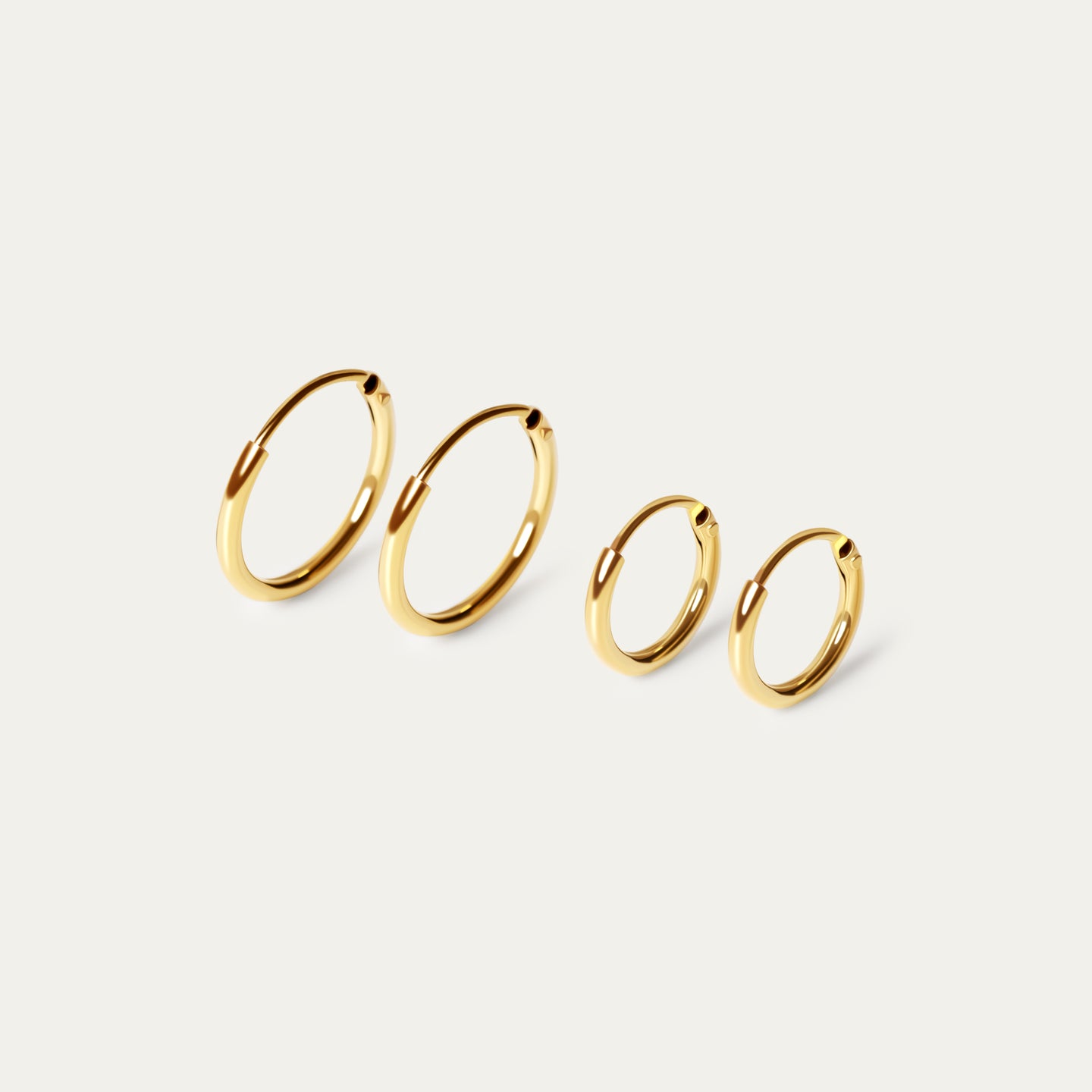Seek Shine Shilo Teeny-Tiny Hoops Shilo Teeny-Tiny Hoops (18K Gold ...